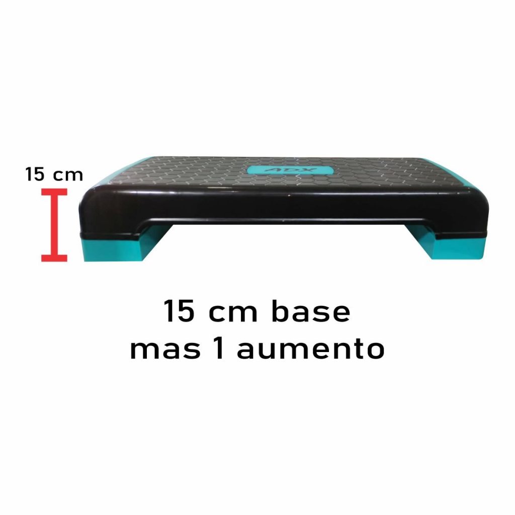 Banco Step Adx 80×30 Solido Abs 3 Niveles Altura 10,15y20 Cm – ADX